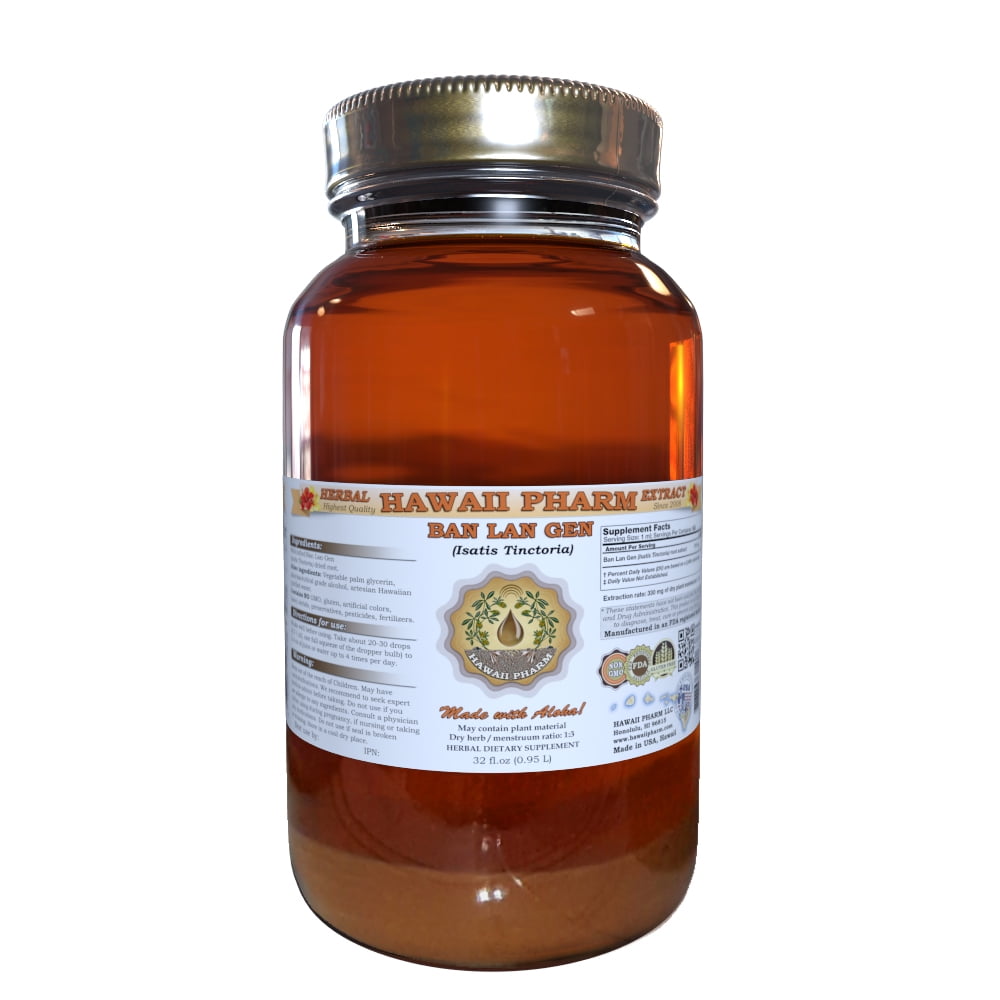 Ban Lan Gen, Isatis (Isatis Tinctoria) Tincture, Dried Root Powder ...