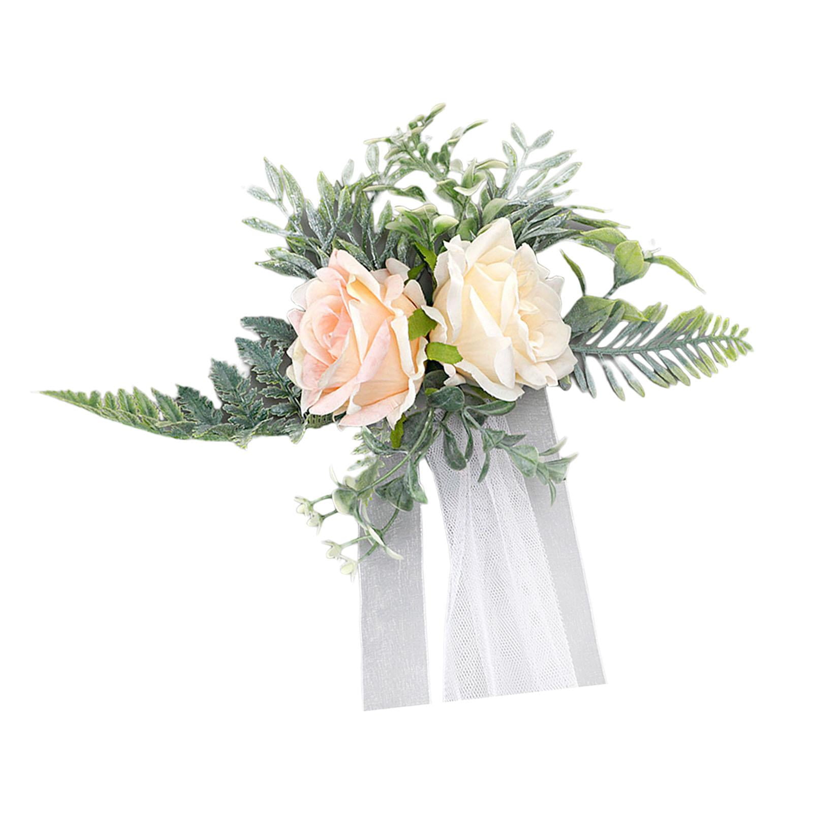 Wedding Flower Arch Flowers and Ribbons,Aisle Flower Arrangement, Back ...