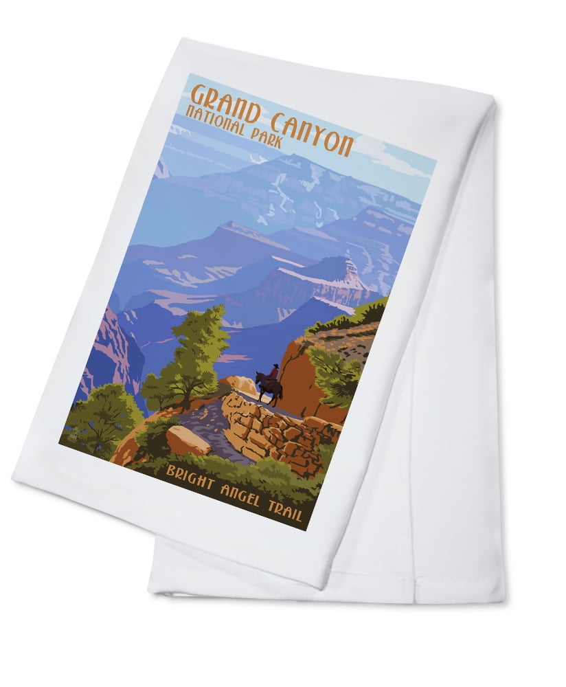 Grand Canyon National Park, Arizona, Bright Angel Trail (100% Cotton ...