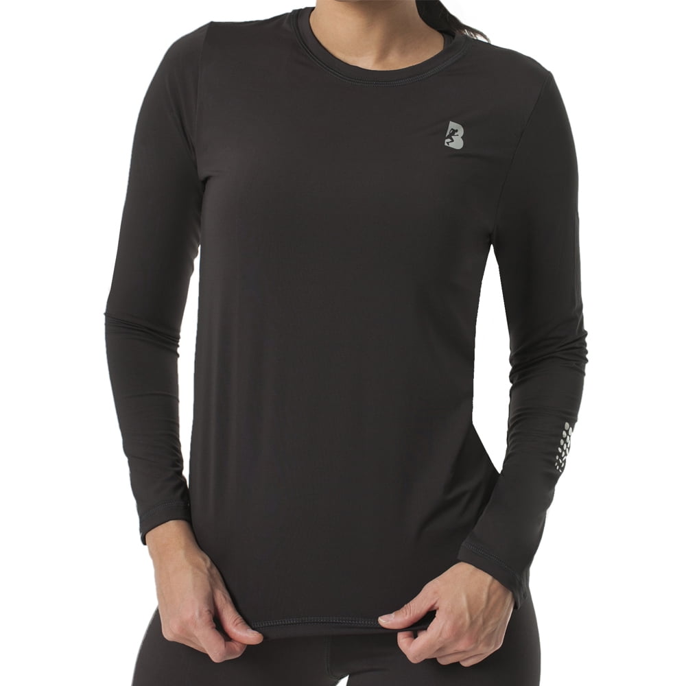 Playera Deportiva Manga Larga Mujer Dry-Fit BlackSecretSport | Walmart ...
