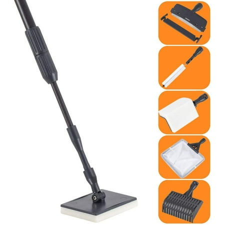 C rbon iber 6 in 1 Aqu rium Cle ning Tool Kit Alg e Scr per Scrubber P ...