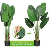 EastVita 1Pcs 4-foot Tree Making Plants Artificial Banana Tree Plants ...