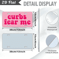 A 2D flat rectangular aluminum decorative sign. for home Decorative ...