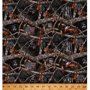 23.5" X 44" Panel Realtree Patriotic Deer Buck American Flag Hunting ...