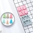 2 Pack Christmas Molds, 6 Cavity Silicone Christmas Tree Molds for ...