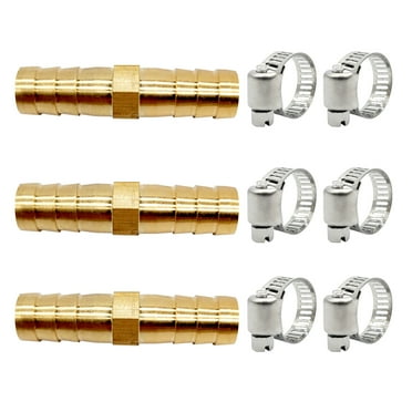 Uxcell Tee Hose Barb Fittings, Equal Y Shaped 3 Way Joint Splicer Adapter Union Barbed Split for ...