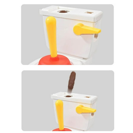 serony Flushing Toilet Toy Joke Toy Joke Toy Stool Toilet for Party ...