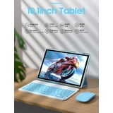 10 inch Android 14 Tablet, 2024 Newest 2 in 1 Tablet with Keyboard ...