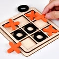 Rustic Busy Board Tictactoe Trap Family Game for Boys Girls Logical ...
