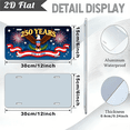 A 2D flat rectangular aluminum decorative sign. Theme "250 YEARS 1776 ...