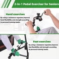 Upgraded Pedal Exerciser for Seniors Elderly Exercise Equipment Hand ...