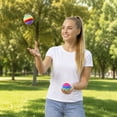 2.1 in Woven Target Bean Bags 6 Pack Team Building Agility Tossing Set ...