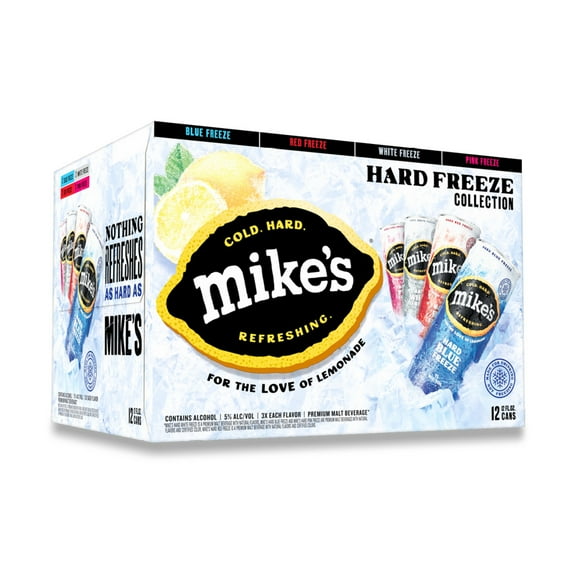 Mike's Harder Lemonade Variety Pack, 12 Pack, 12 fl oz Cans, 8% ABV ...