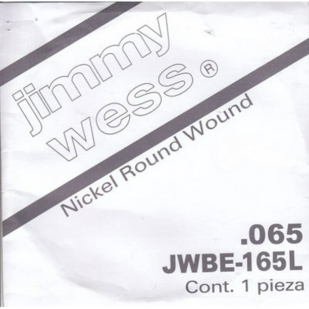 Jimmy Wess Cuerdas para Bajo Electrico JIMMY WESS 165L | Walmart en línea