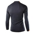 Men's Compression Shirt Long Sleeve Athletic Workout T-Shirts Top Quick ...