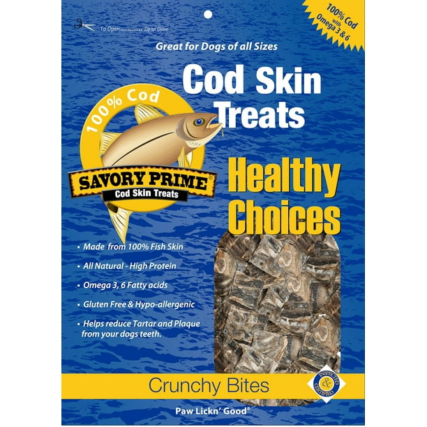 Savory Prime Cod Skin Fish Crunchy Bites 16 oz. - Walmart.com - Walmart.com