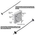 Radiator Fan Mount Zip Ties Clips Easy Installation Electric ...
