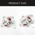 90 Degree Page Turning Shaft Adjustable Cabinet Door Concealed Hinge ...