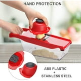 Lychee 9 in 1 Vegetable Mandolin Slicer, Food Chopper with 6 Blades ...