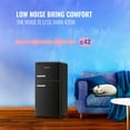 NEW DEMULLER Mini Fridge with Freezer APPLIANCES Compact Retro ...