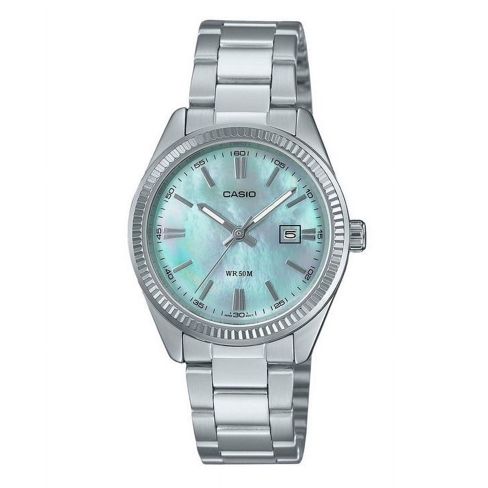 Click here for Casio Standard Analog Stainless Steel Mother Of Pe... prices