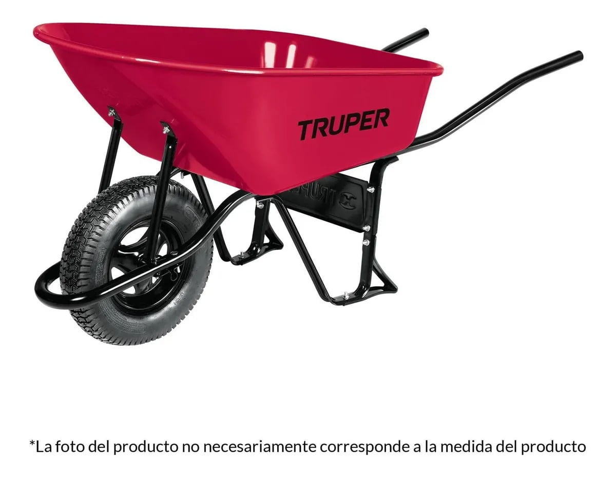 Carretilla Roja 6 Ft Imponchable Truper 10255 Truper CAT-60FF | Bodega ...