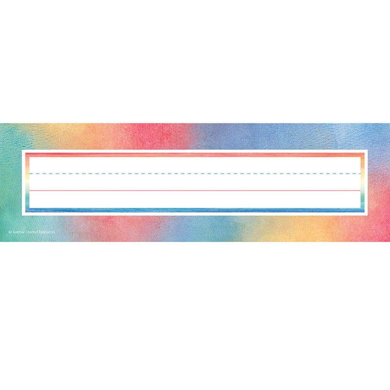 Watercolor Name Plates | Bundle of 10 Packs - Walmart.com