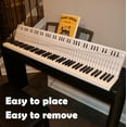 QMG 88-Key Piano/Keyboard Note Chart: Easy Setup, Ideal for Beginners ...