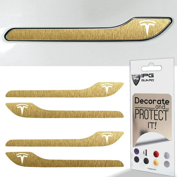 IPG for Tesla Model 3 / Model Y Door Handle Decal Sticker Wrap Kit (Set ...