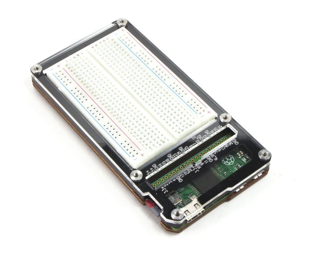 C4Labs Black Ice Breadboard Case Kit fits Raspberry Pi Zero 1.3 and ...