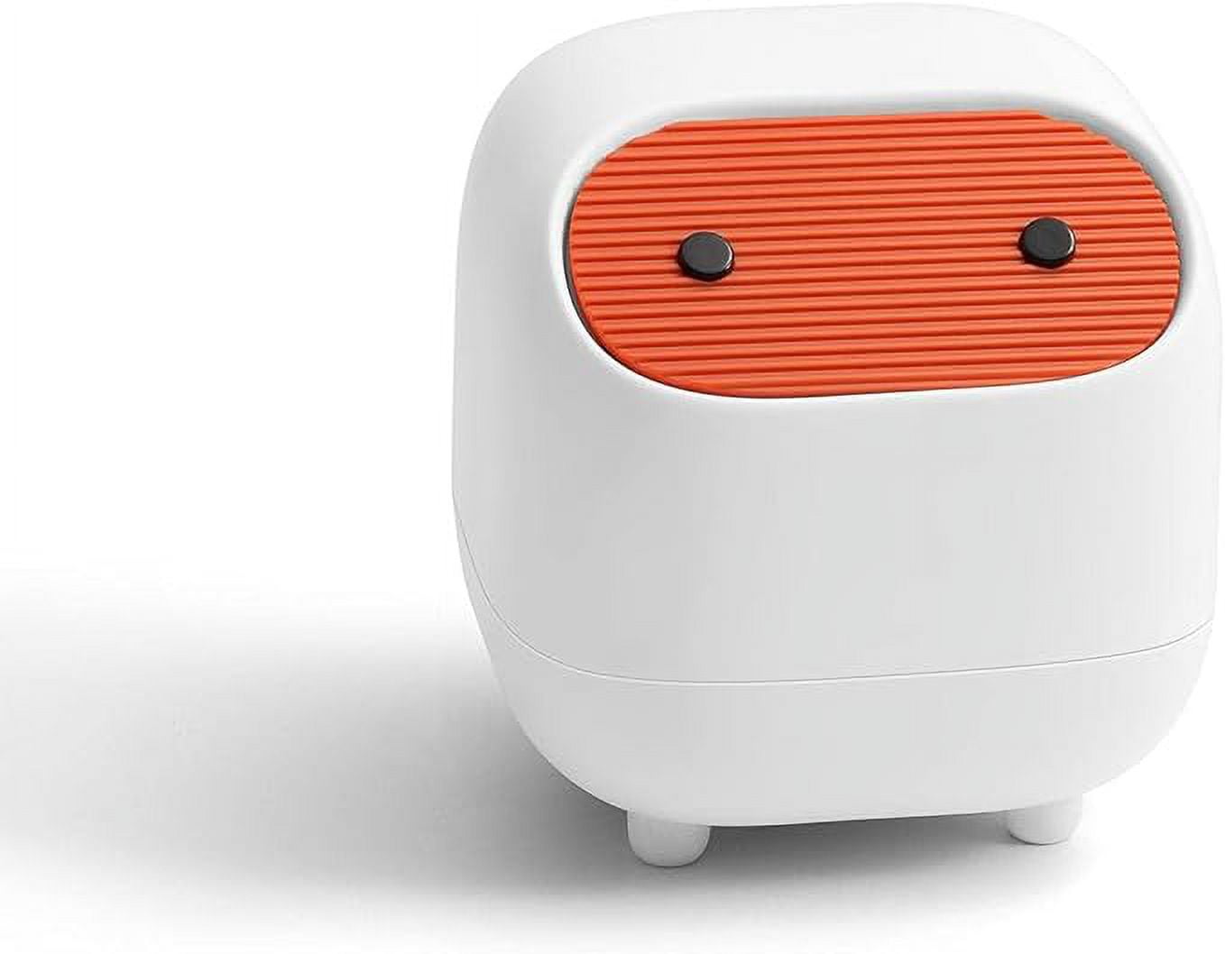 Cute Mini Ninja Desktop Trash Can with Lid Small Trash Can Office ...