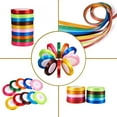 10 Rolls 250 Yards Satin Ribbons 1/2" DIY Craft Fabric Ribbon Mixed ...