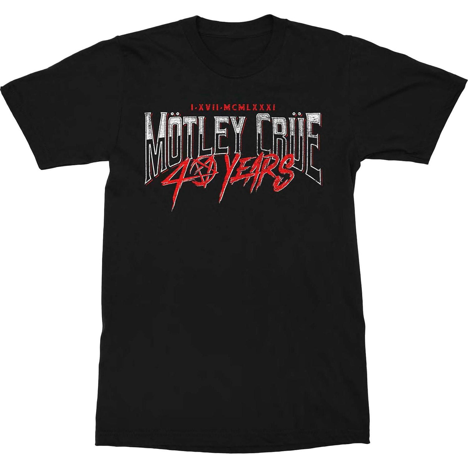 Click here for Motley Crue Adult 40 Years T-Shirt L prices