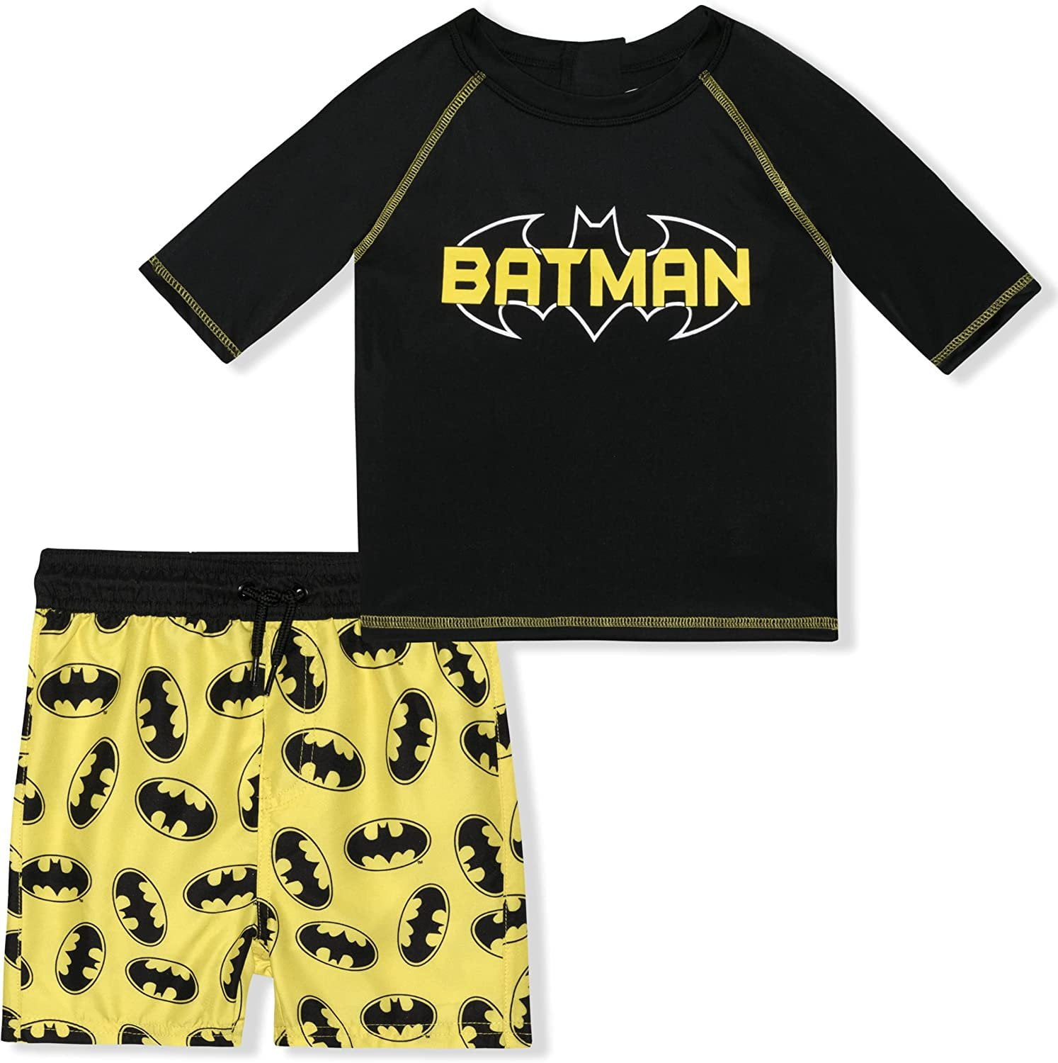 Batman Boys 2 Piece Bathing Suit Set, 4-7 - Walmart.com