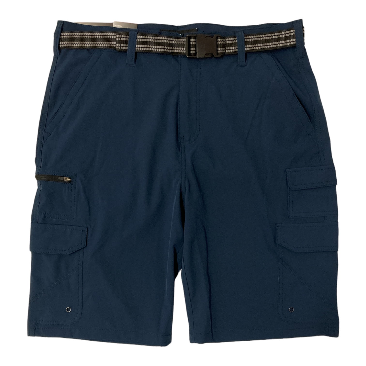 Iron Co Men's Belted Stretch Performance Hybrid Cargo Shorts (Varsity ...