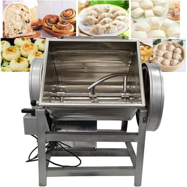 15kg Commercial Dough Mixer Electric Flour Kneading Mixing Machine with 90 Degree Tilt Bowl ...