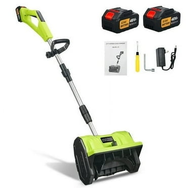 Cordless Snow Shovel, 20V Battery Powered Snow Blower, Lightweight ...
