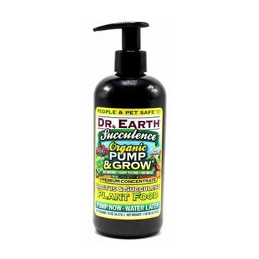Dr. Earth House Plant Pump & Grow Liquid Fertilizer 16oz Bottle ...