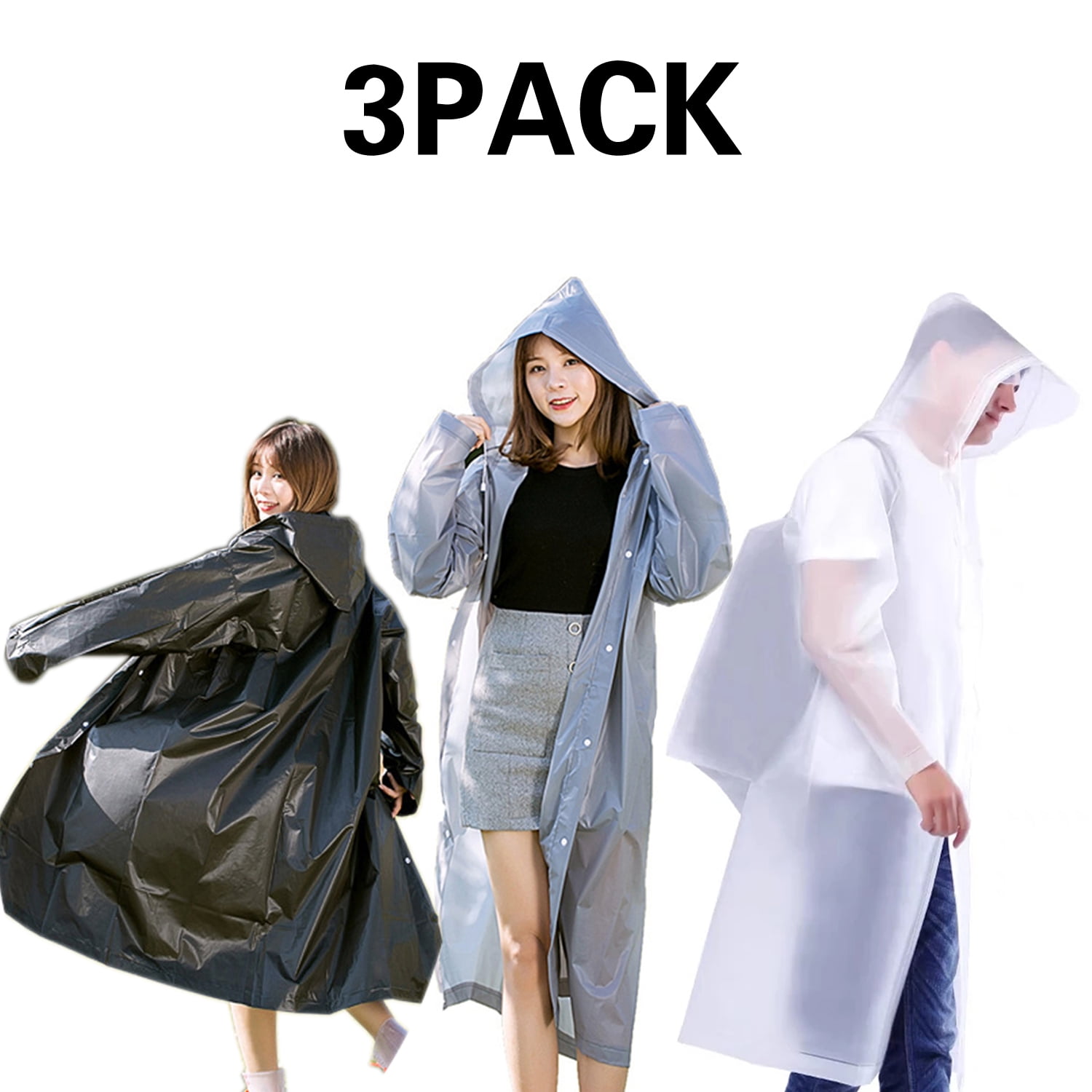 Mens Clear Raincoat