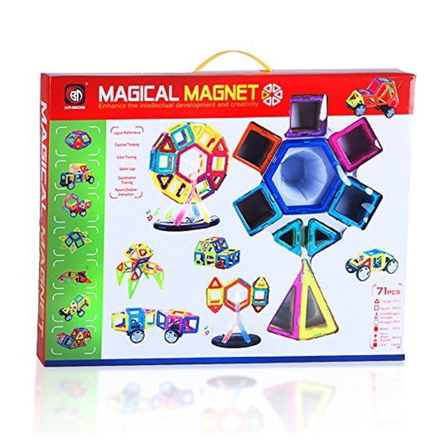 Magical Magnet Building Learning Toy Creative Construction Shapes for ...