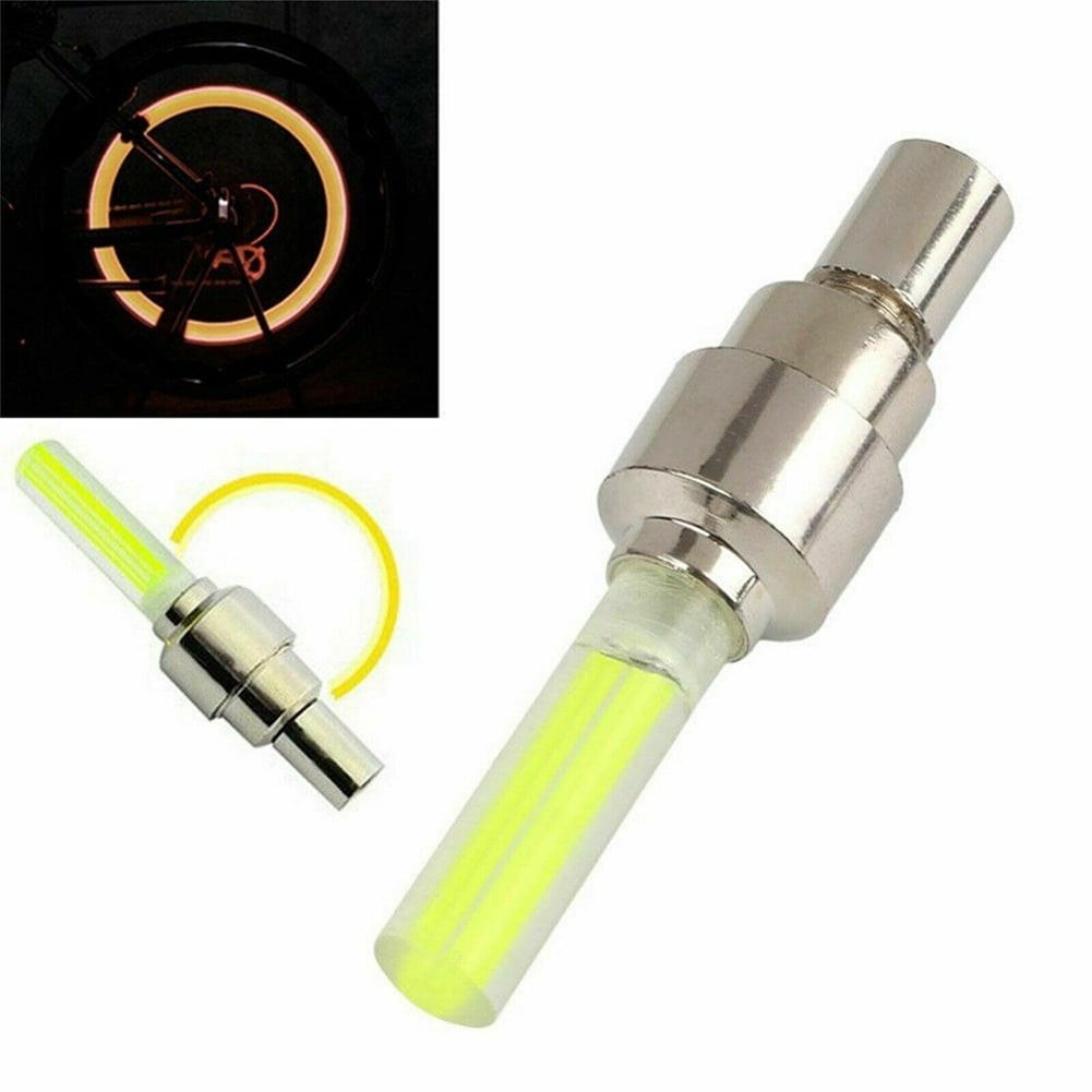 Sufanic Valve Stem LED Dust CAP for Bike Bicycle Car Motorcycle Wheel ...
