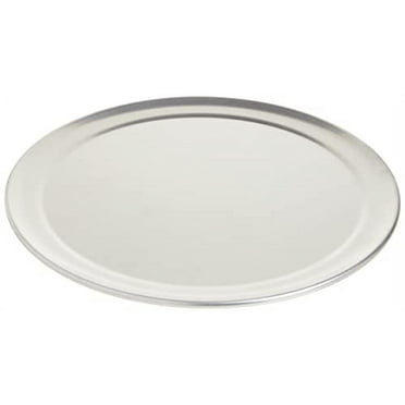 Winco APZT-9, 9'' Aluminum Pizza Tray w/Wide Rim, Round Pizza Display ...