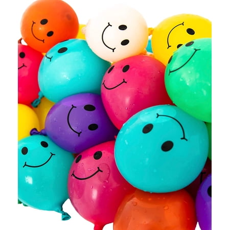 Peachy Party Smile IGUOHAO - Pack of 50 multicolor emoji balloons ...