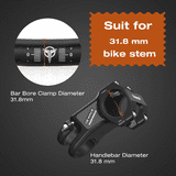 31.8 Bike Handlebar - 25mm, 55mm, 70mm, 90mm Riser Handlebar - 780mm ...
