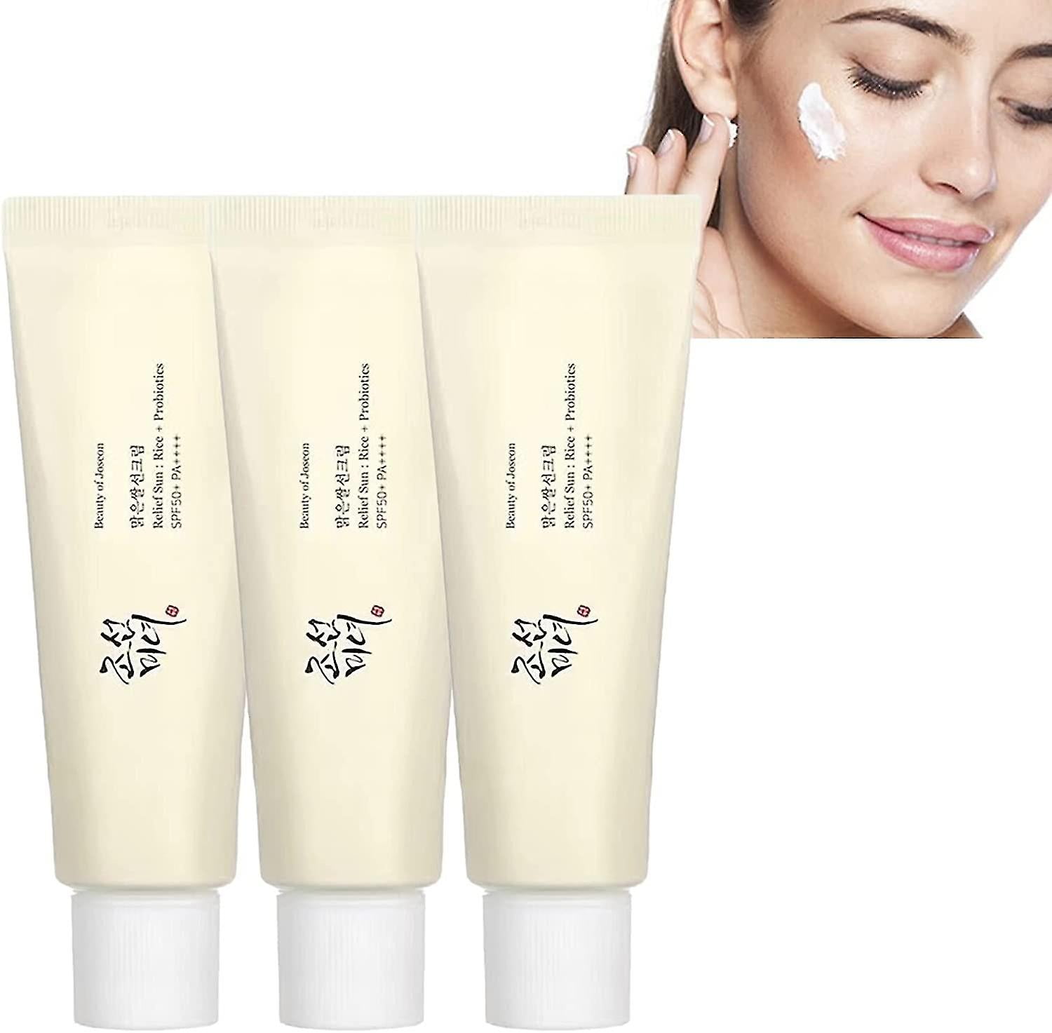 Relief Sun Rice Probiotics Organic Sunscreen Spf50 Pa++++, Korean Skin ...