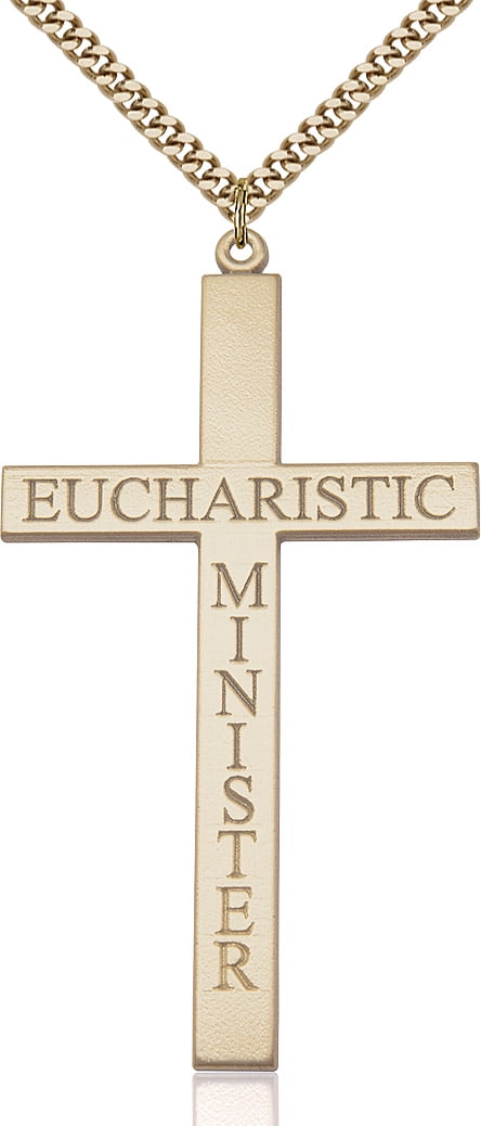 Gold Filled Eucharistic Minister Cross Pendant 2 5/8 X 1 3/8 inches ...