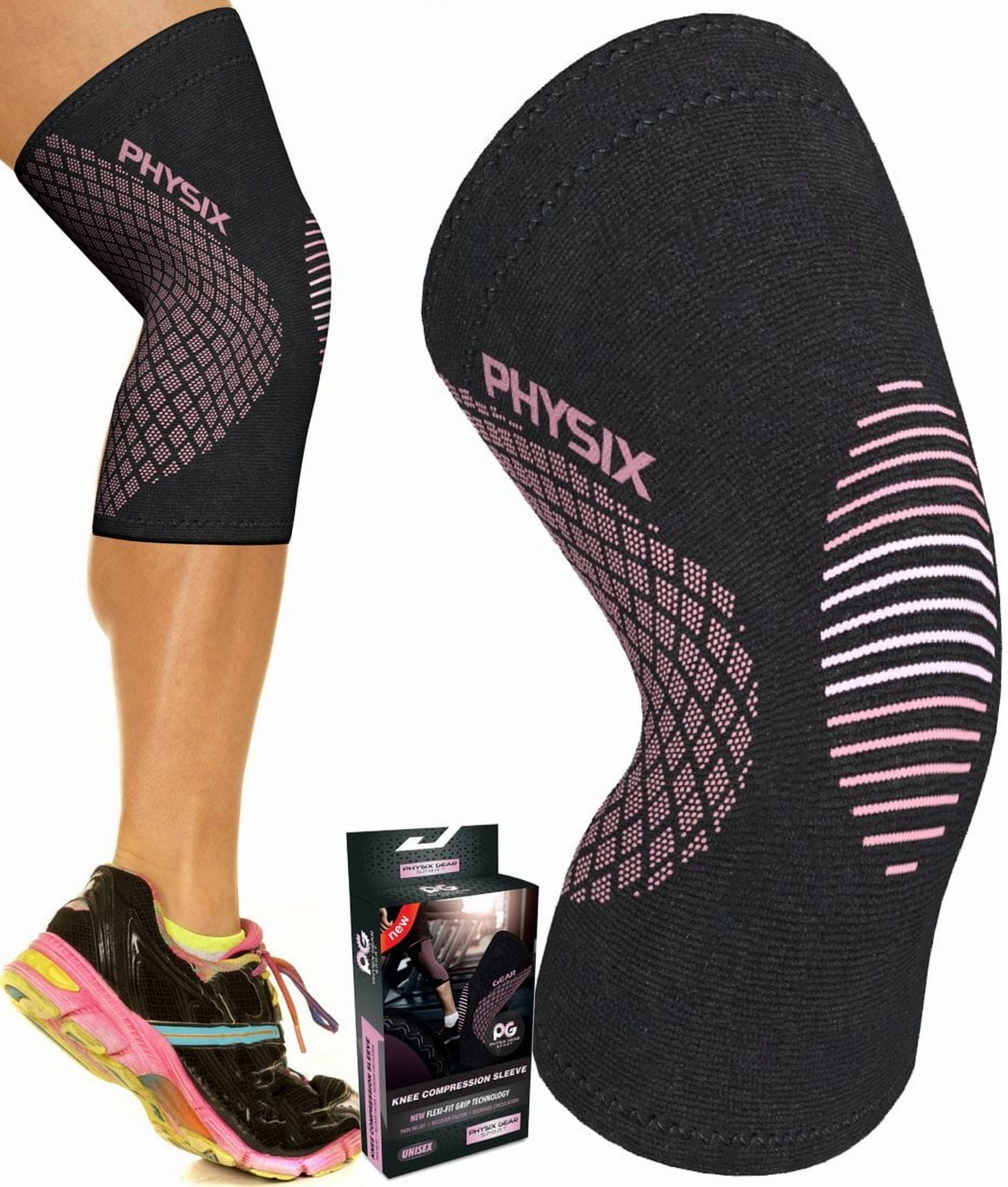 Rodillera PHYSIX GEAR - Manga de recuperación y compresión premium para ...