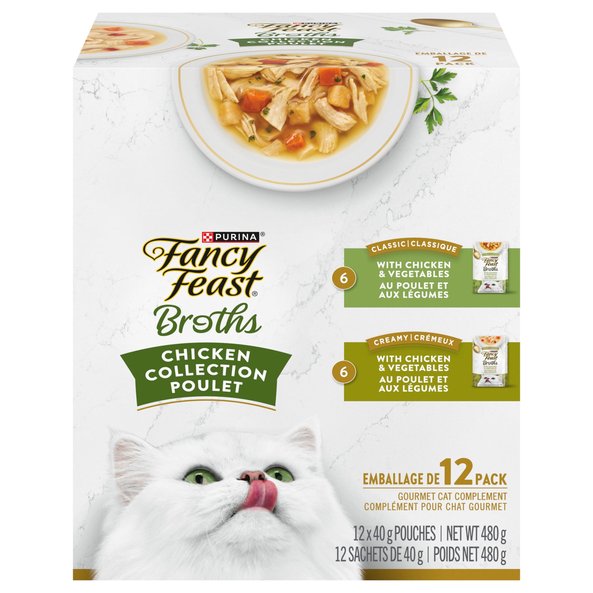 Click here for Fancy Feast Broths Chicken Collection Variety Pack... prices