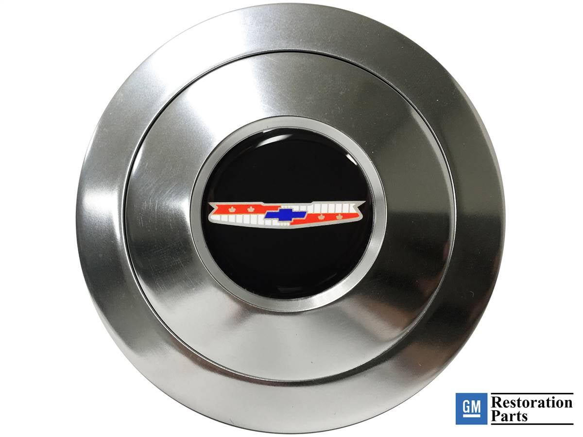 VSW 9-Bolt Premium Billet Horn Button, Chevy Tri-Five Emblem - Walmart.com