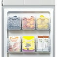 Btomtd 3pcs Fridge Side Door Storage Containers in Clear Plastic, Space ...